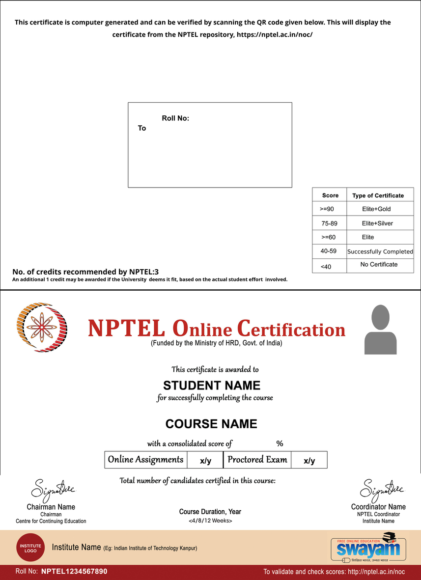 Nptel, online courses and certification, Learn for free